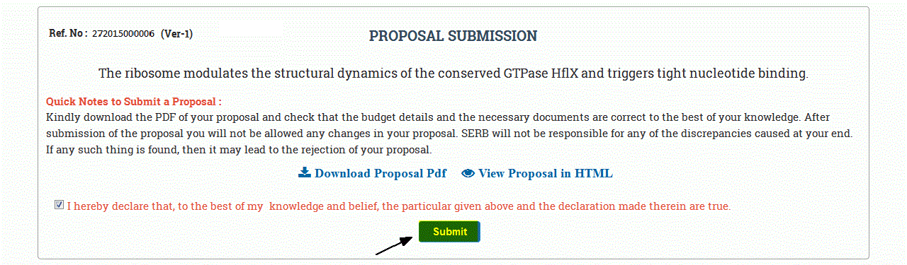 PI Guidelines - Proposal Submission for Industry Relevant R&D